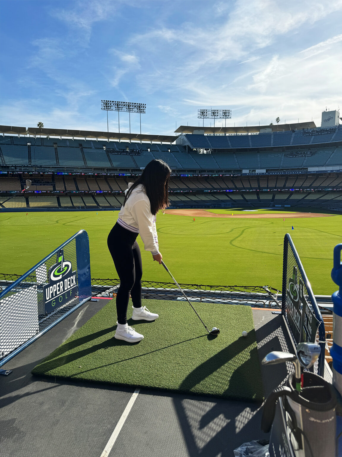 Upper Deck Golf Experience at Dodger Stadium • Cold Brew Vibes • Los Angeles Lifestyle Blog