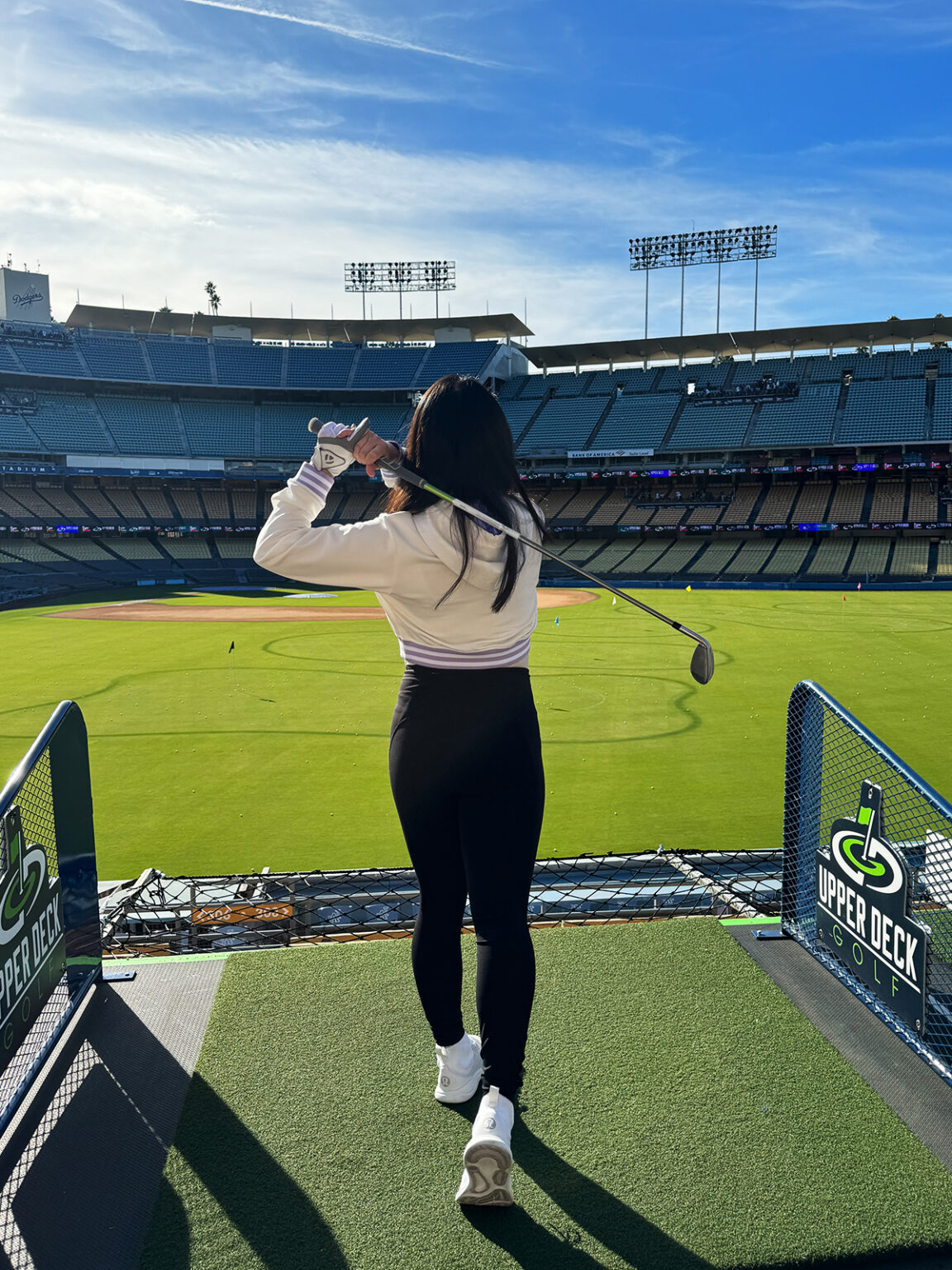 Upper Deck Golf Experience at Dodger Stadium • Cold Brew Vibes • Los ...